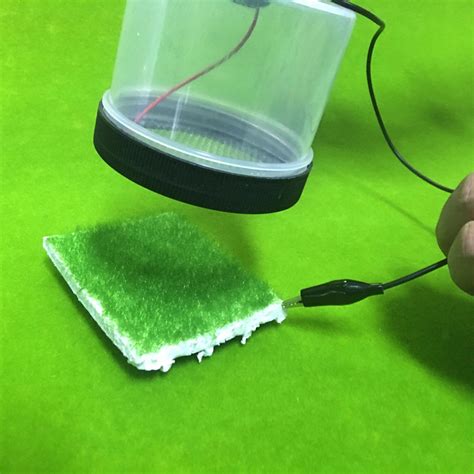 Mini Electrostatic Flocking Machine Static Grass Applicator Train