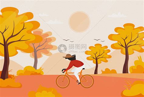 秋天插画图片下载 正版图片400426446 摄图网