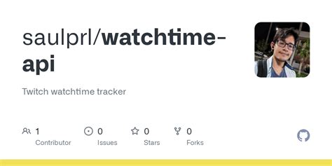 Github Saulprlwatchtime Api Twitch Watchtime Tracker