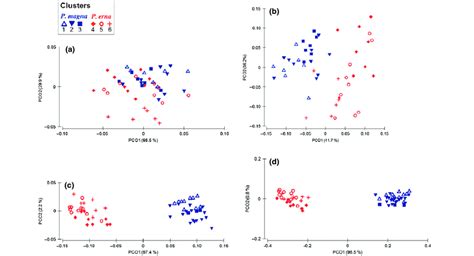 Principal Coordinate Analysis Based On Euclidean Distances Calculated Download Scientific