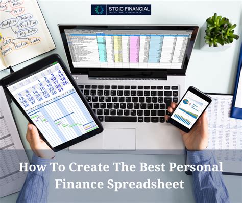How To Create The Best Personal Finance Spreadsheet Stoic Financial Private Wealth Management