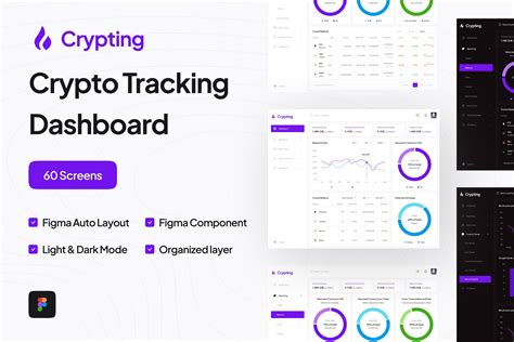 Crypting Crypto Tracking Dashboard Creative Market