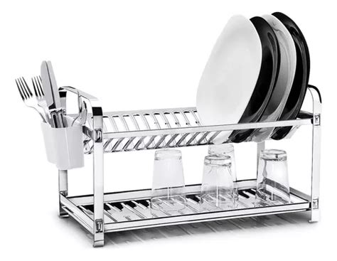 Escorredor De Louça Pratos Porta Talher Inox Frete grátis
