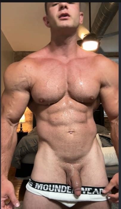 Steel Showing Off His Cum Covered Body Thisvid Com