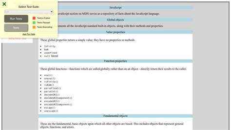 javascript technical documentation