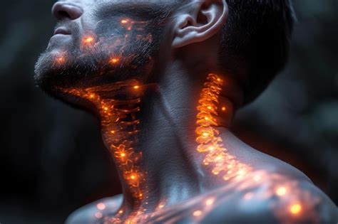Premium Photo Skeleton Man In Xray Perspective Showing The Concept Of