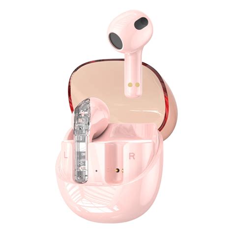 Nololo Headphones Transparent Space Module Bluetooth Earphones Cool Technology Ultra Long Range