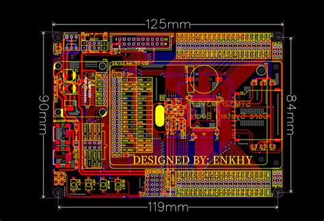 stm32f103vet6 development board oshwlab
