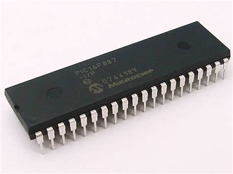 Microchip Pic16f887 8 Bit Microcontroller 40 Pin Dip Majju Pk
