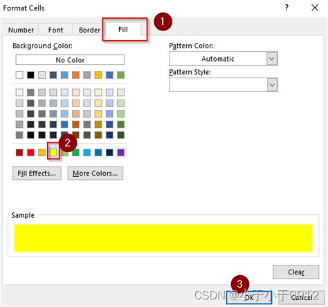 Office中excel如何实现选择单元格，所属列和行会自动变成黄色（可自定义） 文章中附带效果图excel选中单元格对应行列变色 Csdn博客