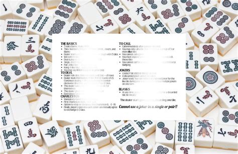 Printable Mahjong Cheat Sheet American Mahjong Rules Card Mahjong For