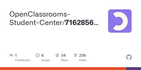 GitHub OpenClassrooms Student Center 7162856 G Rez Git Et GitHub