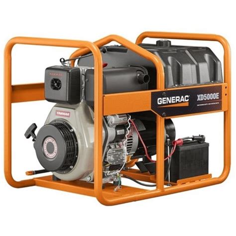 Generac Xd 5000w Portable Generator Reliable Power Engine