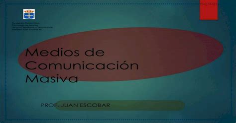Medios De Comunicación Masiva · Medios De Comunicación Masiva Receptor