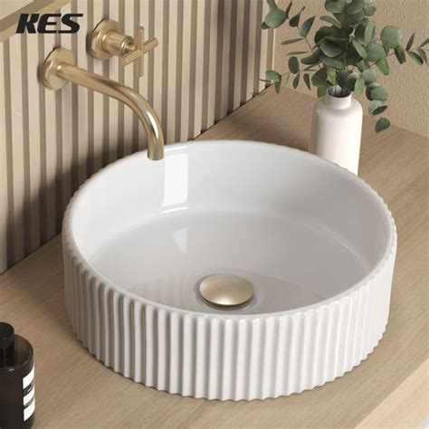 Kes Bathroom Sink White Vessel Sink Bowl Above Counter Sink Rv Bathroom