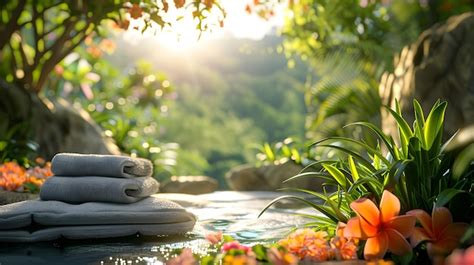 Premium Photo High Res Outdoor Massage Therapy Session For Relaxation