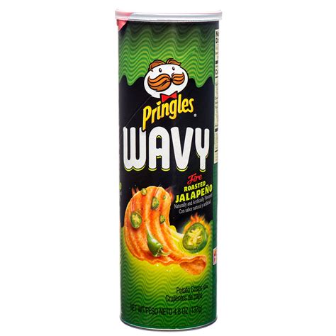 Buy Pringles Wavy Fire Roasted Jalapeno Flavor Potato Crisps 4.5 oz ...