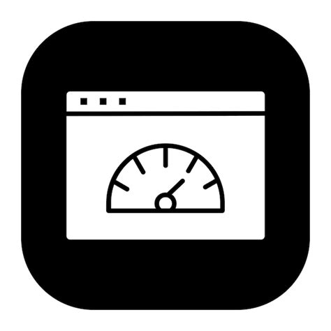 premium vector page speed vector illustration