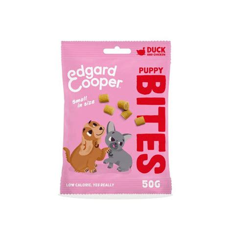 Edgard And Cooper Puppy Bites Treat Duck Small 50g Edgard And Cooper