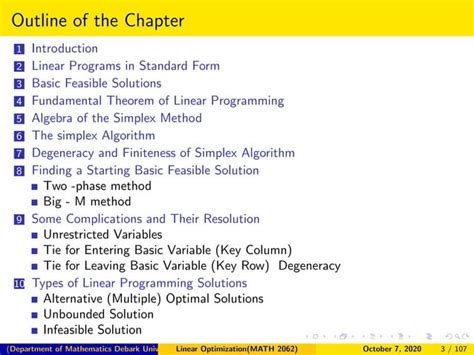 Chapter 4 Simplex Method Ppt Pdf
