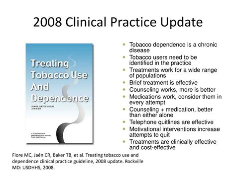 PPT - Tobacco Use and Dependence Guideline Update PowerPoint Presentation - ID:7042962