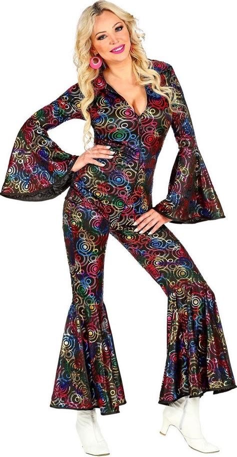 Bol Hippie Kostuum Draaien In De Disco Jaren 70 Vrouw Small