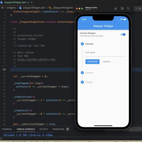 github faiz rhm flutter widgets a sample app to showcase flutter
