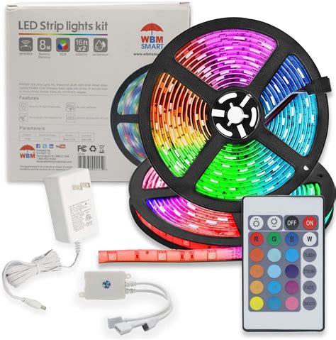Wbm Smart Led Strip Lights Ft Remote And App Control Indoor Only Price In Pakistan
