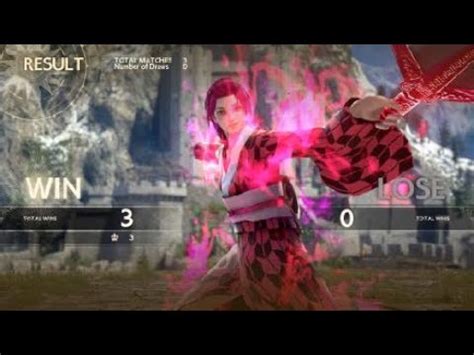 SOULCALIBURⅥ 오토시로 세이라 세라 VS 밍키 YouTube