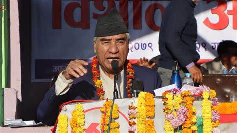 Competition Between Democratic Leftist And Pro Monarchist Pm Deuba