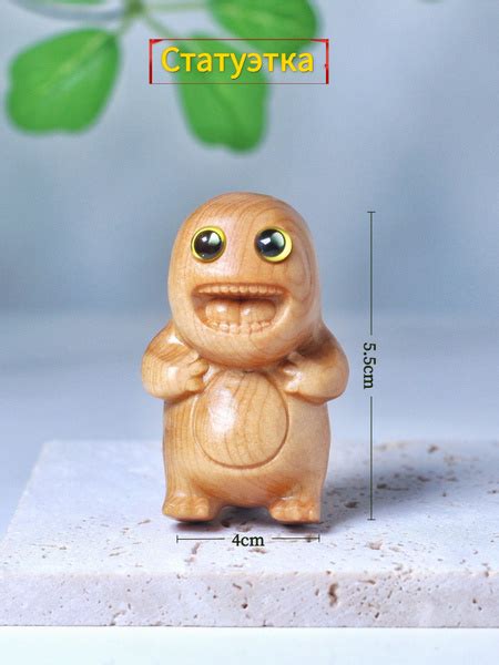 Статуэтка для помещений Молочный дракон Деревянная ручной работы купить на Ozon по низкой цене