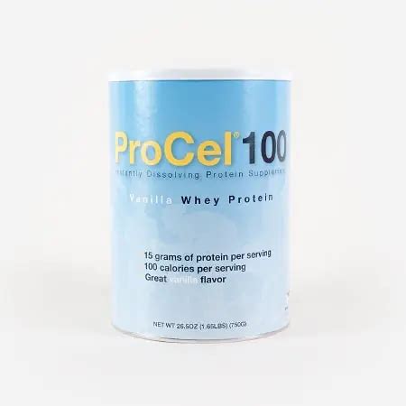 Global Health Products Procel 100 Whey Protein Supplement Vanilla