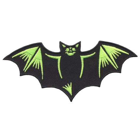 Sourpuss Nokturnal Bats Patch Set Blackgreen Madam Clutterbuckets