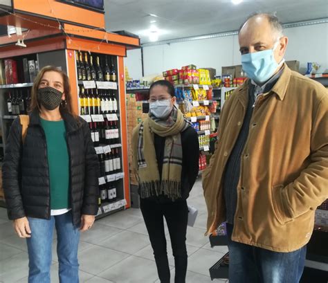 Concejales del Frente de Todos recorrieron supermercados La Mañana