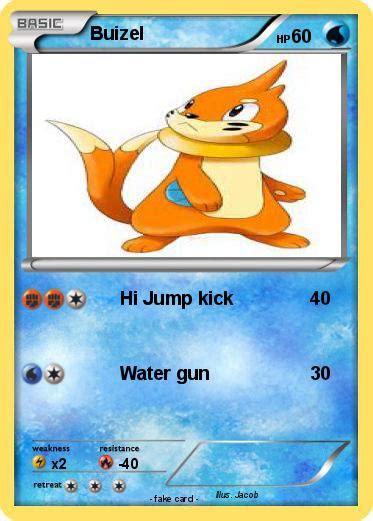 Pokémon Buizel 157 157 Hi Jump Kick My Pokemon Card