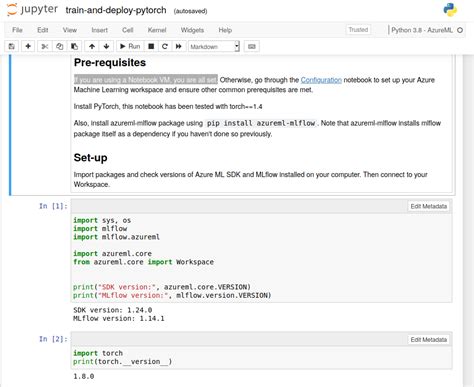 Ml Frameworks Using Mlflow Train And Deploy Pytorch Fails Due Incompatible Torchvision Issue