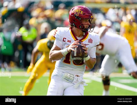 Waco Texas Usa 25th Sep 2021 Iowa State Cyclones Quarterback Brock