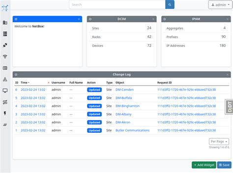 Dashboard Widgets Issue Netbox Community Netbox GitHub