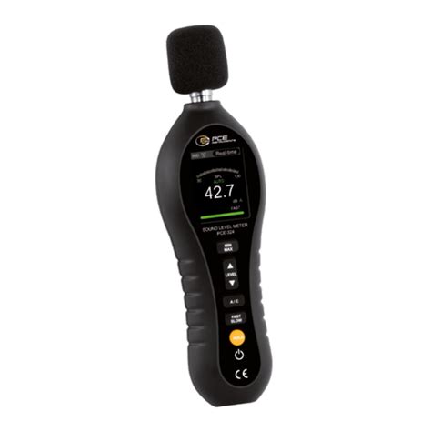 Pce Instruments Pce 324 User Manual Pdf Download Manualslib