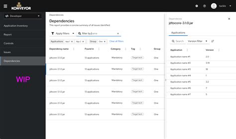 Dependencies Table And Server Side Paginationfiltersort · Issue 827