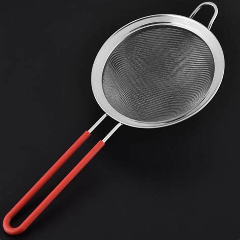 Tea Strainer Fine Mesh Sieve Sifter Strain Flour Loose Leaf Filter Herb