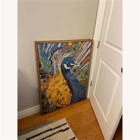 Pier 1 Peacock Collage Wall Art Aptdeco