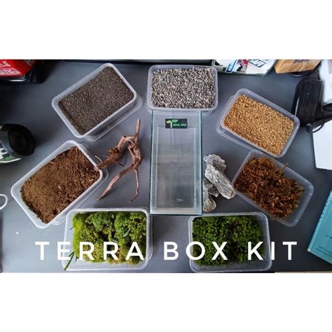 Terra Box Terrarium Kit Complete Set Up Shopee Philippines
