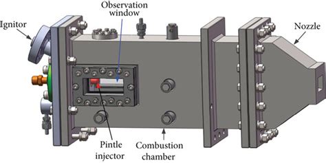 Loxgch4 Pintle Rocket Engine Prototype A Three Dimensional