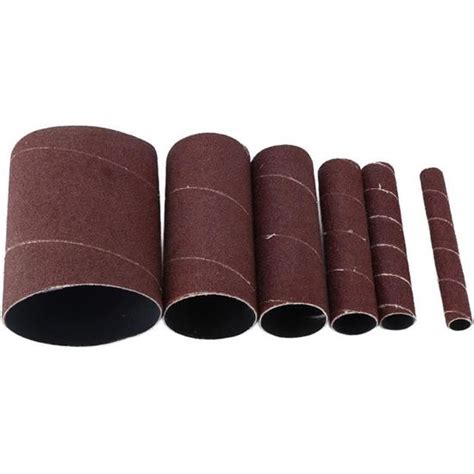 Lot De 6 Manchons En Papier Abrasif Grain 120 Anneau De Papier