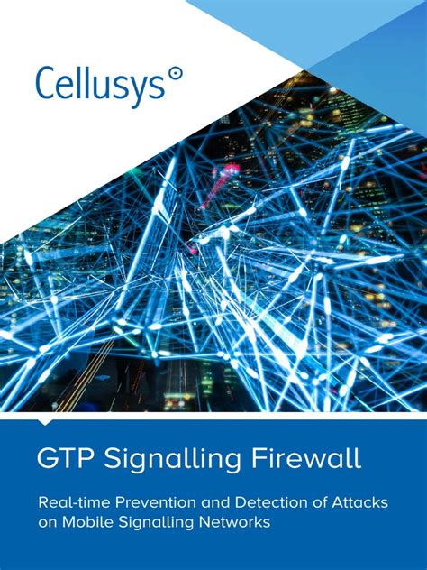 Cellusys Gtp Signalling Firewall V15 Pdf Computer Network