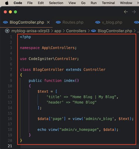Blog Development And Profile Management Using Codeigniter4 Part 4 Home