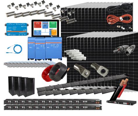 Kit Solar Híbrido 20000w 48v 100kwhdia Instalaciones Solares