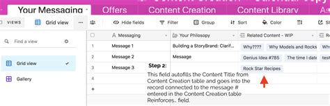 automatically copy field entry to field in different table airtable