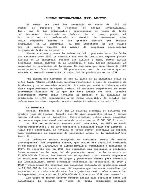 Shezan Consolidado Pdf Publicidad Marketing